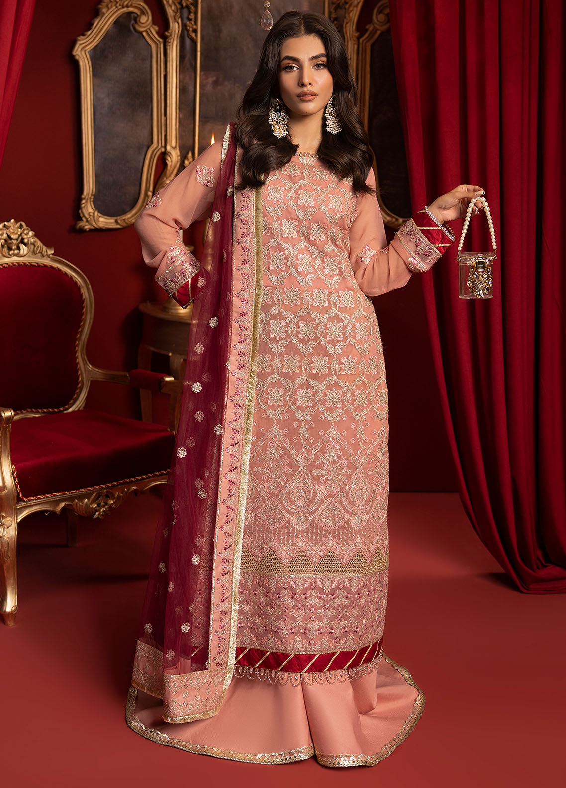 KD-1101 Dutchess - Khawab Deeda | Unstitched | 4 Piece – Sahane Store