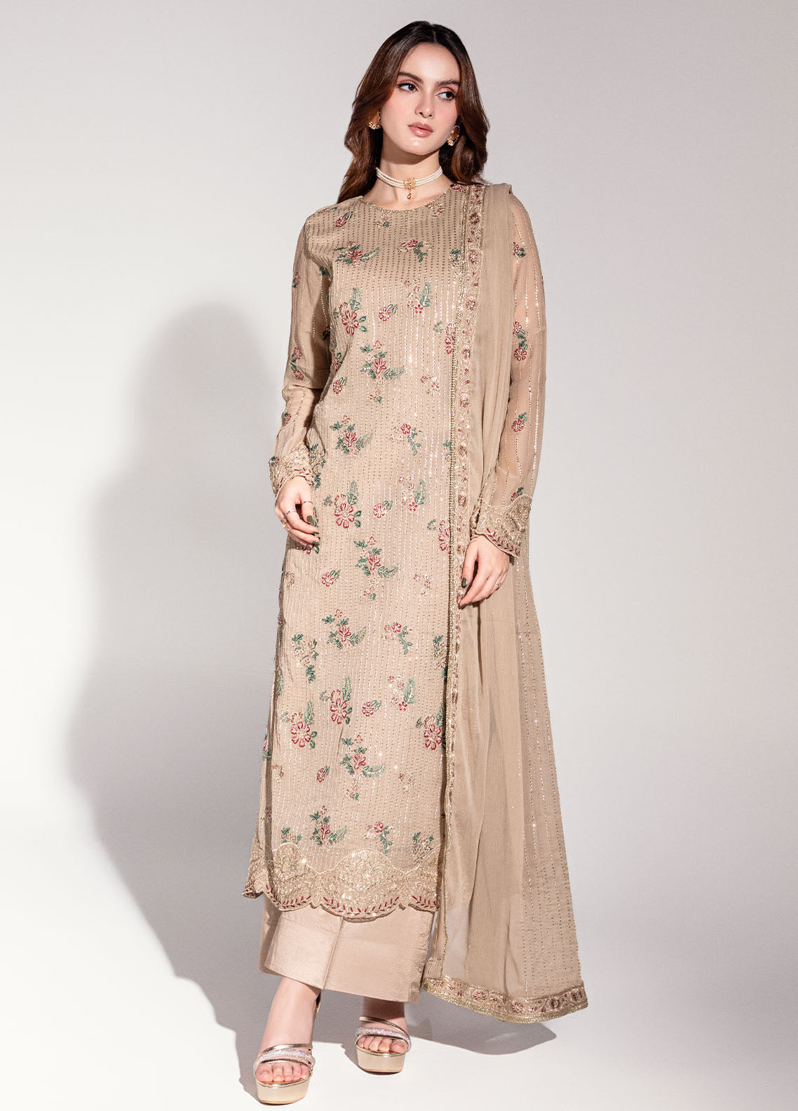 ME-01 Sable - Medusa Ready to wear 3 Piece | Sahane – Sahane Store